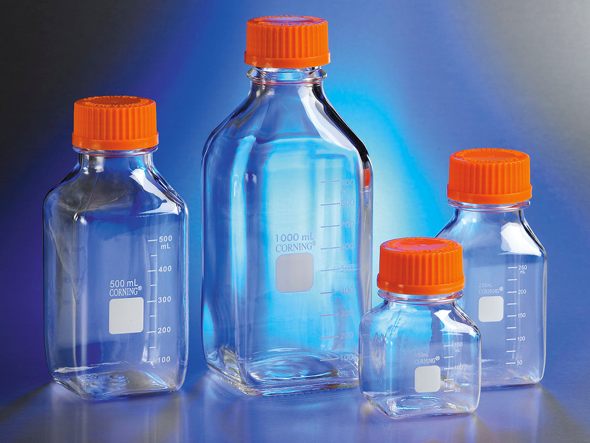 Corning Lab Bottles: Glass, Plastic, Amber & Autoclavable - Iright